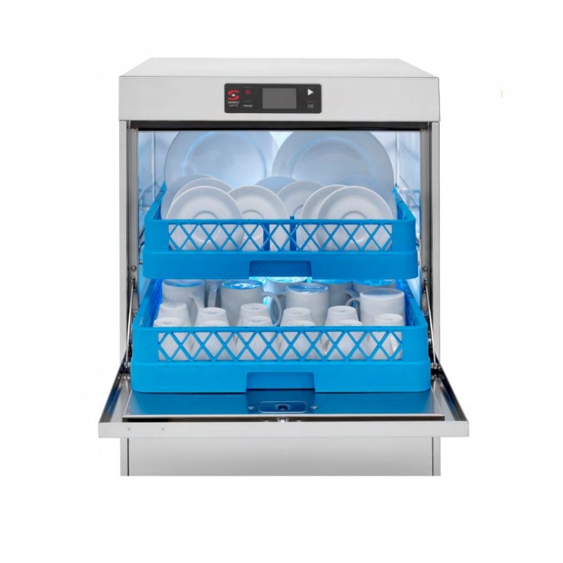 Lavavasos Sammic gama Ultra UX 40 ISO - cesta 40 x 40 Bomba de desagüe no