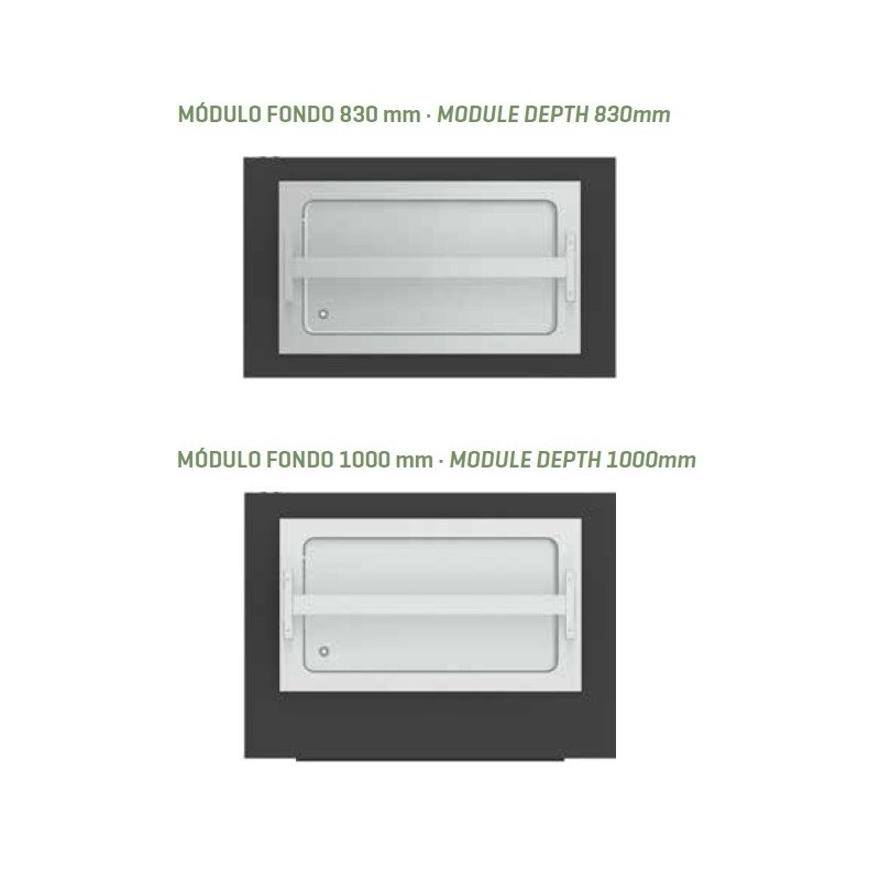 Mueble placa fría Gastrobuffet Infrico para 3 GN 1/1 y línea de fondo ...